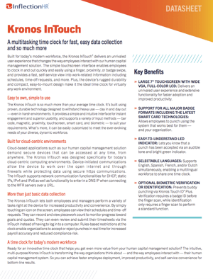 Kronos InTouch for Inflection HR HCM Solution | Inflection HR