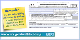 IRS to Encourage Employees to Do a #Paycheck Checkup