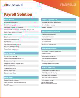 Cloud-Based Payroll Solution | Inflection HR