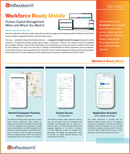HCM Solution Datasheets and Brochures | Inflection HR