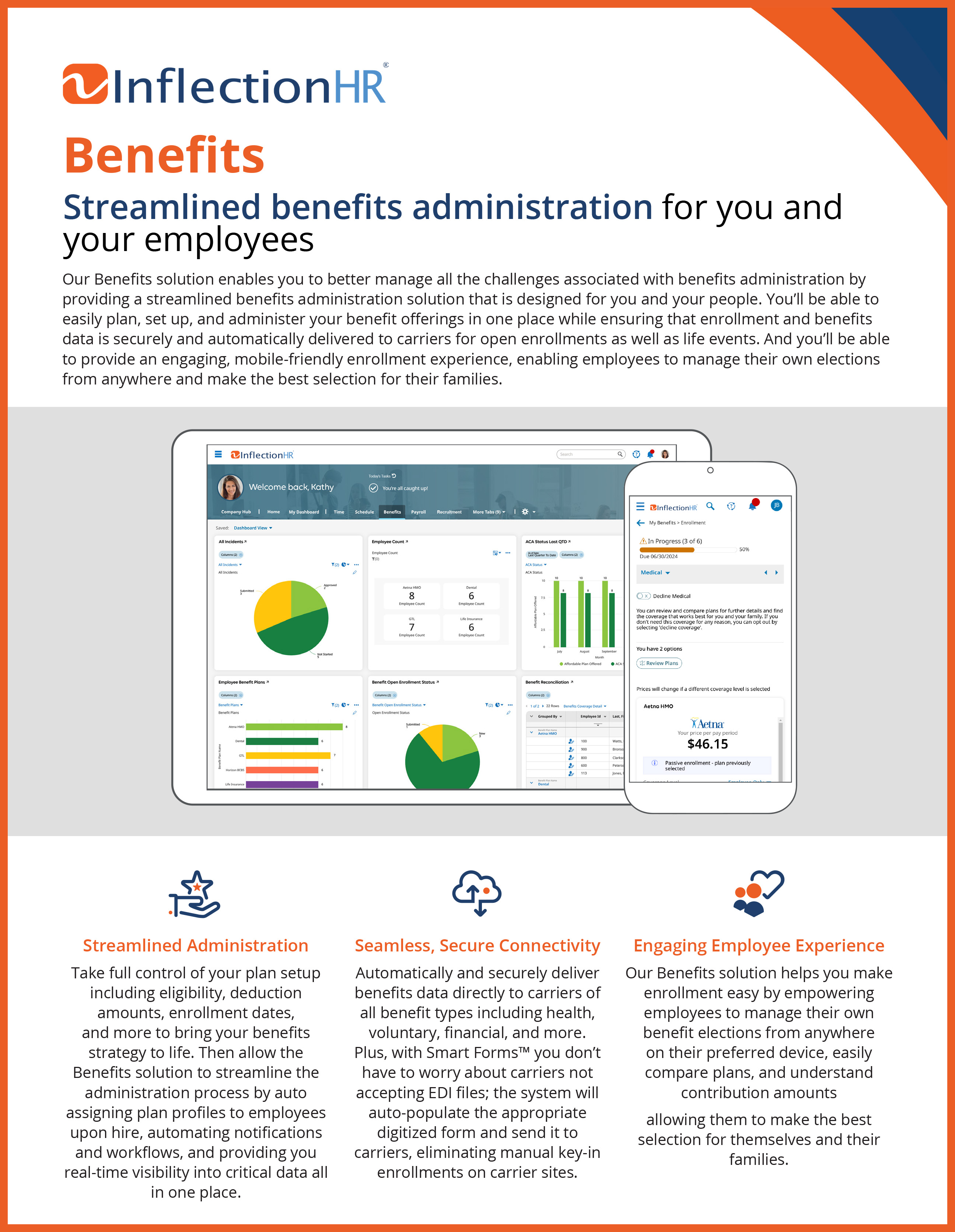 Benefits Administration Product Profile | Inflection HR